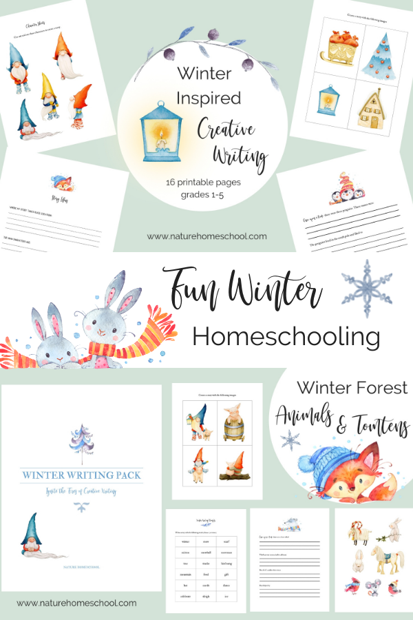 Winter Writing Pack – Nature Homeschool